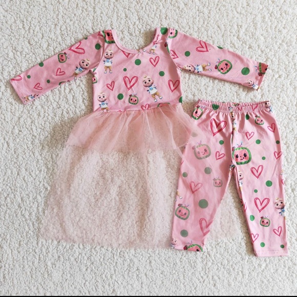 Matching Sets | Little Girls 2 Piece Outfit Coco Melon | Poshmark